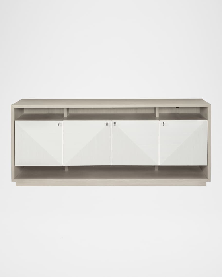 Bernhardt Axiom Entertainment Console Cabinet TV Stand | Neiman Marcus
