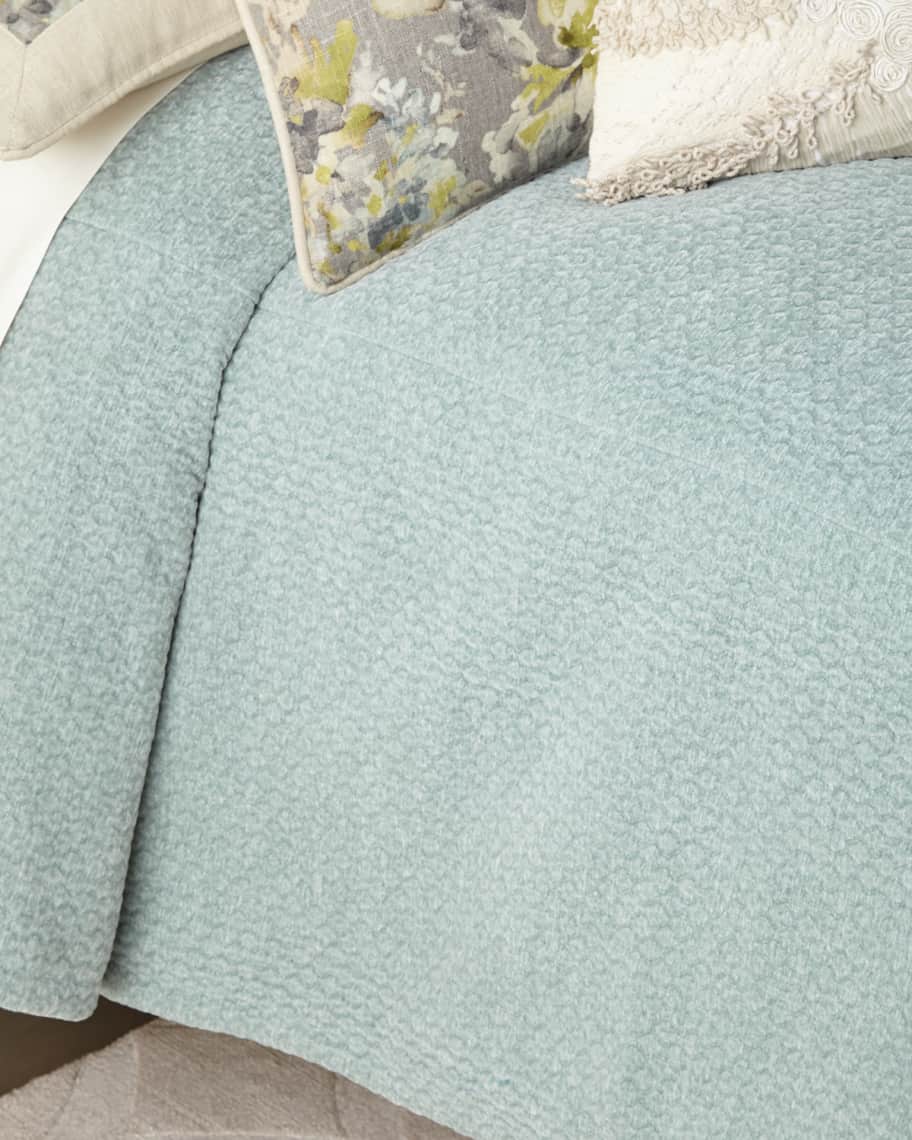 Sherry Kline Home Greystone Velvet Coverlet, KING | Neiman Marcus