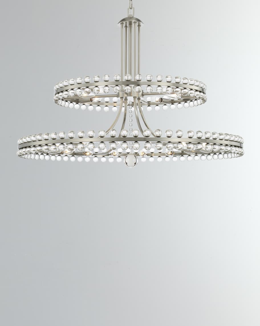 Crystorama Clover Two-Tier Chandelier | Neiman Marcus