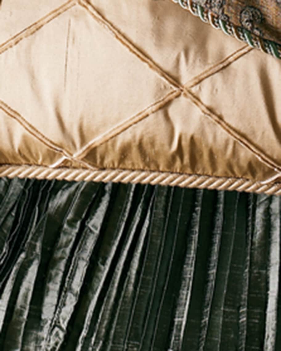 Dian Austin Couture Home Queen Villa di Como Pleated Dust Skirt ...