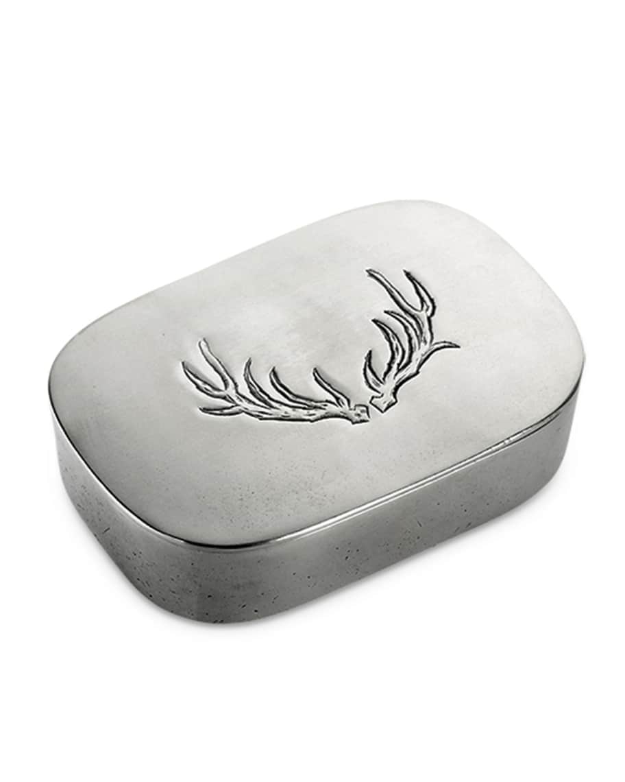 Match Simple Covered Antler Box | Neiman Marcus