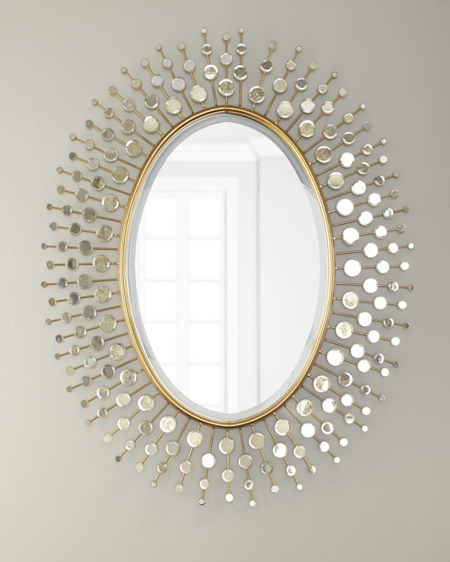 Gold Sun Ray Mirror | Neiman Marcus