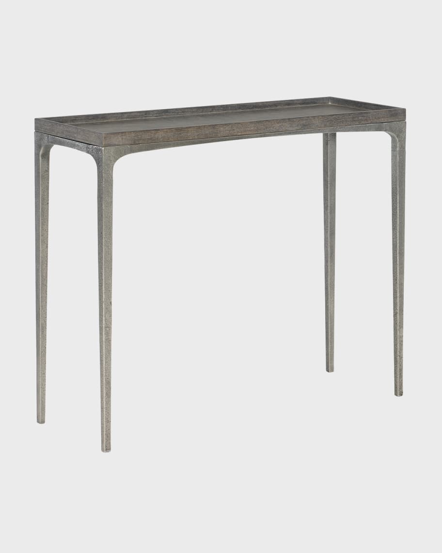 Bernhardt Linea Textured Graphite Sofa Table | Neiman Marcus
