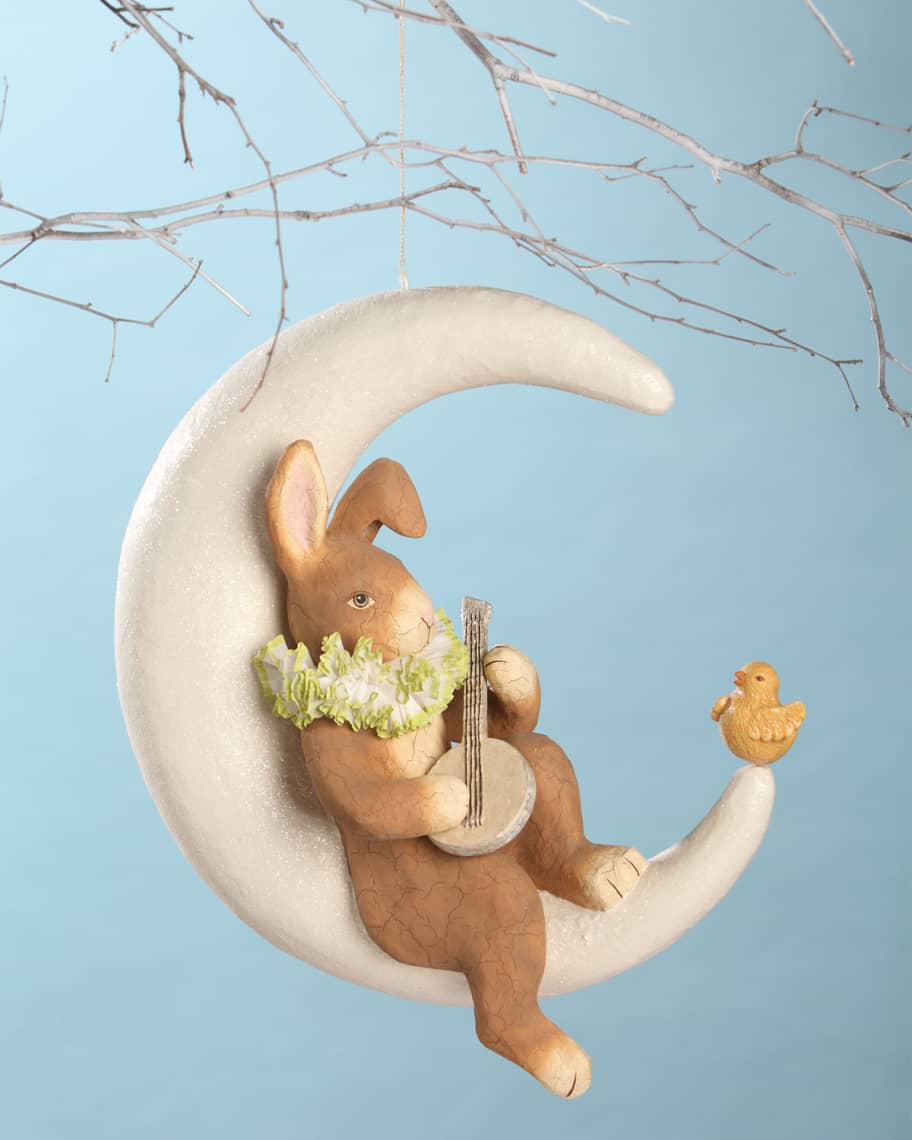 Bethany Lowe Moonlight Serenade Easter Bunny Decor | Neiman Marcus