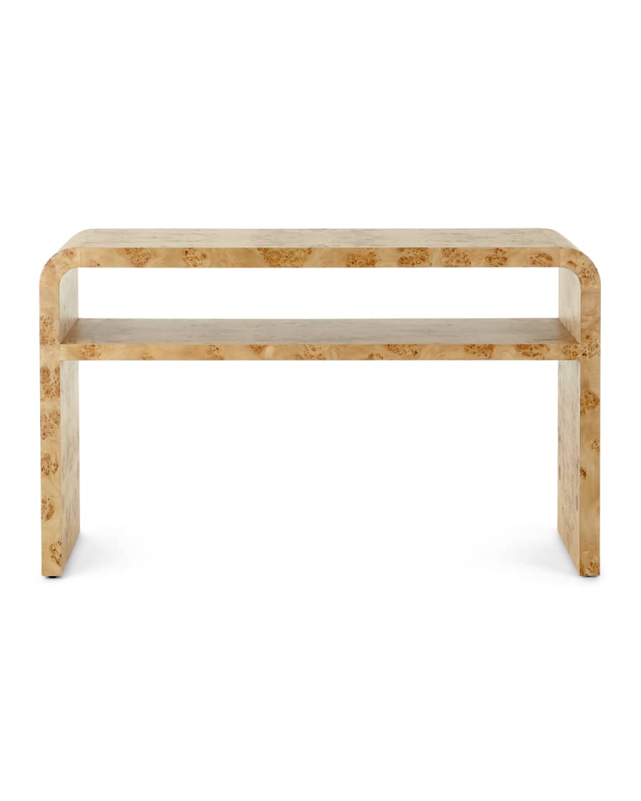 Worlds Away Burlwood Console Table | Neiman Marcus