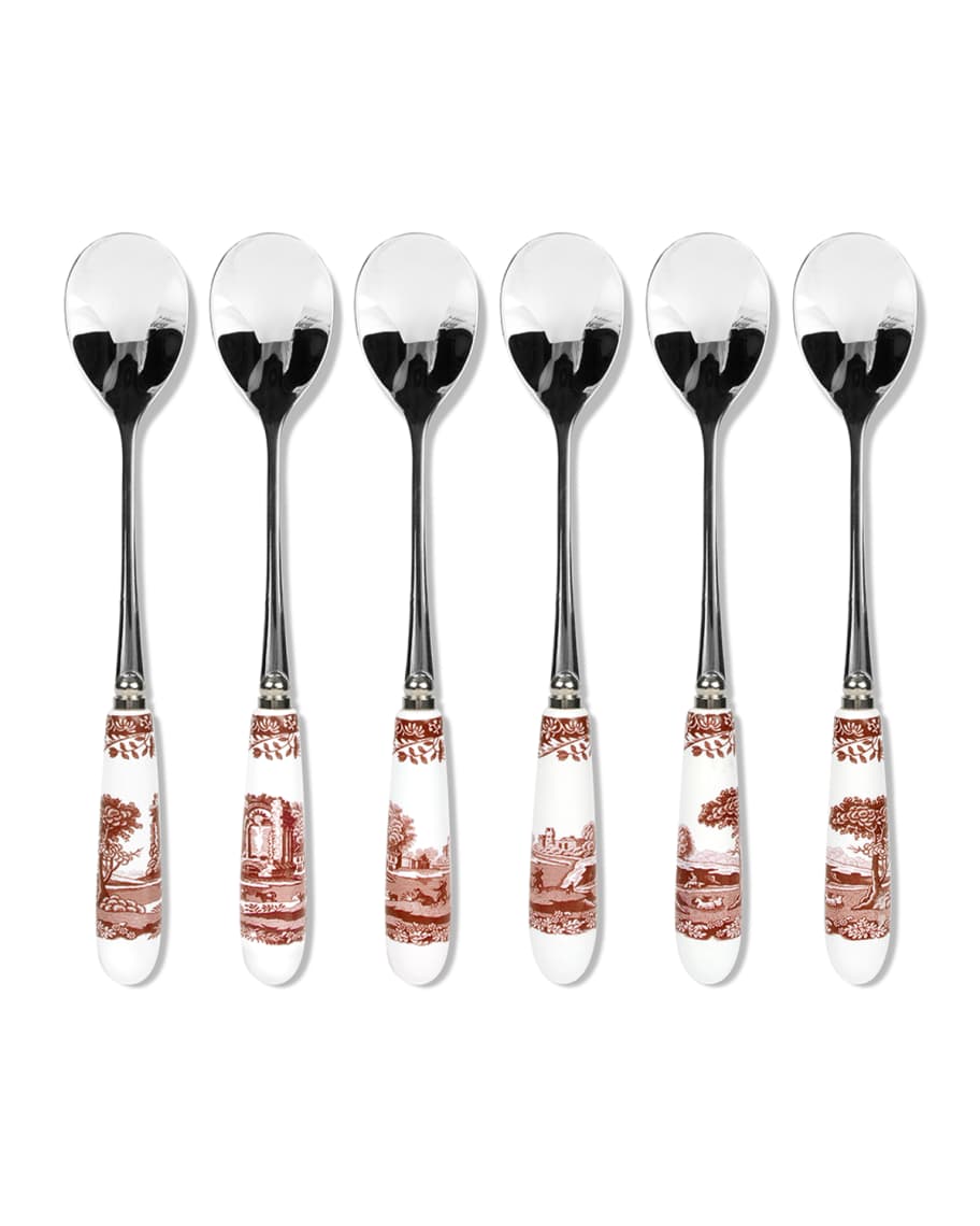 Spode Cranberry Italian Teaspoons | Neiman Marcus
