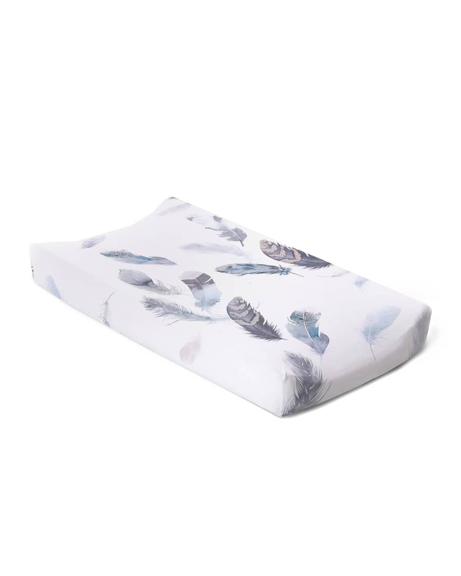 Oilo Studio Featherly Jersey Changing Pad Cover | Neiman Marcus