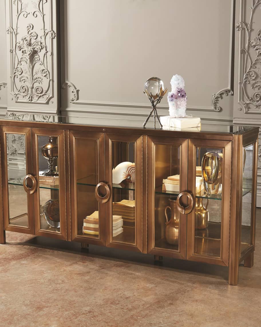 Global Views Apothecary Class Console Cabinet | Neiman Marcus