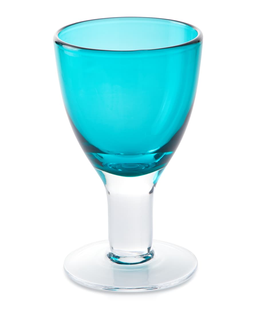 Godinger Galley Turquoise Goblets, Set of 4 | Neiman Marcus