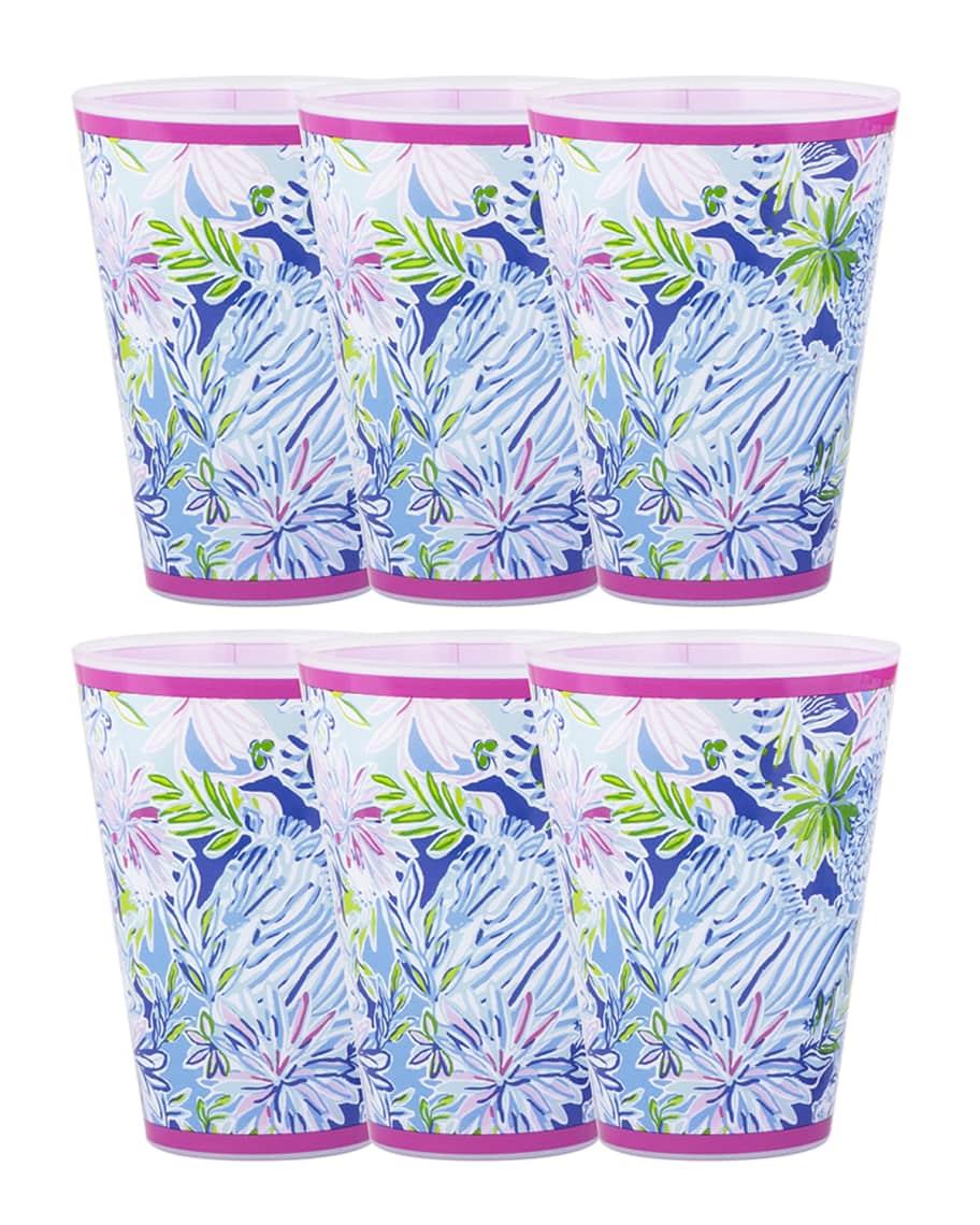 Lilly Pulitzer Pool Cups, Set of 6 | Neiman Marcus