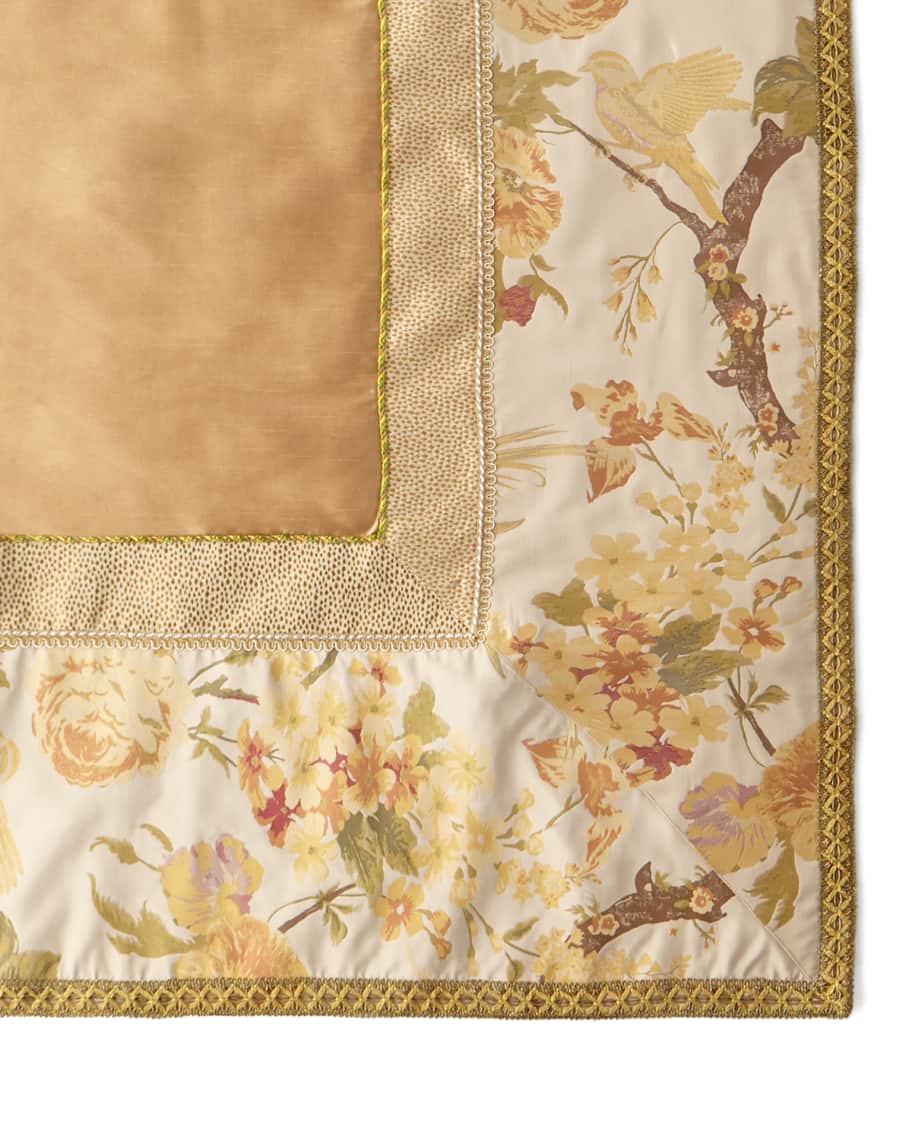 Sweet Dreams Fanciful Pheasant Square Tablecloth | Neiman Marcus