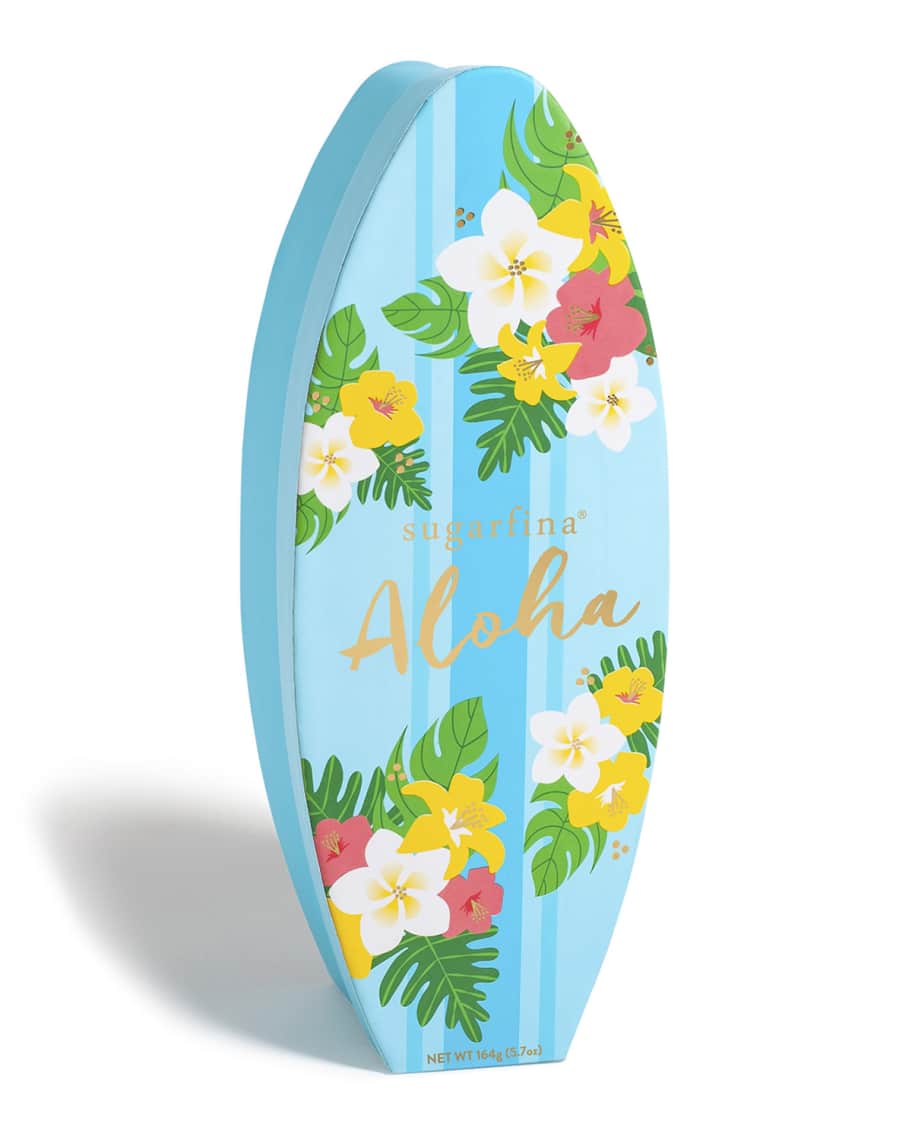 Sugarfina Aloha Surf 2-piece Surfboard Candy Bento Box | Neiman Marcus
