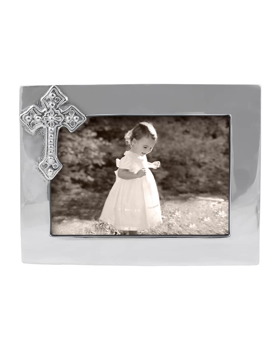 Mariposa Cross Picture Frame, 4" x 6" | Neiman Marcus