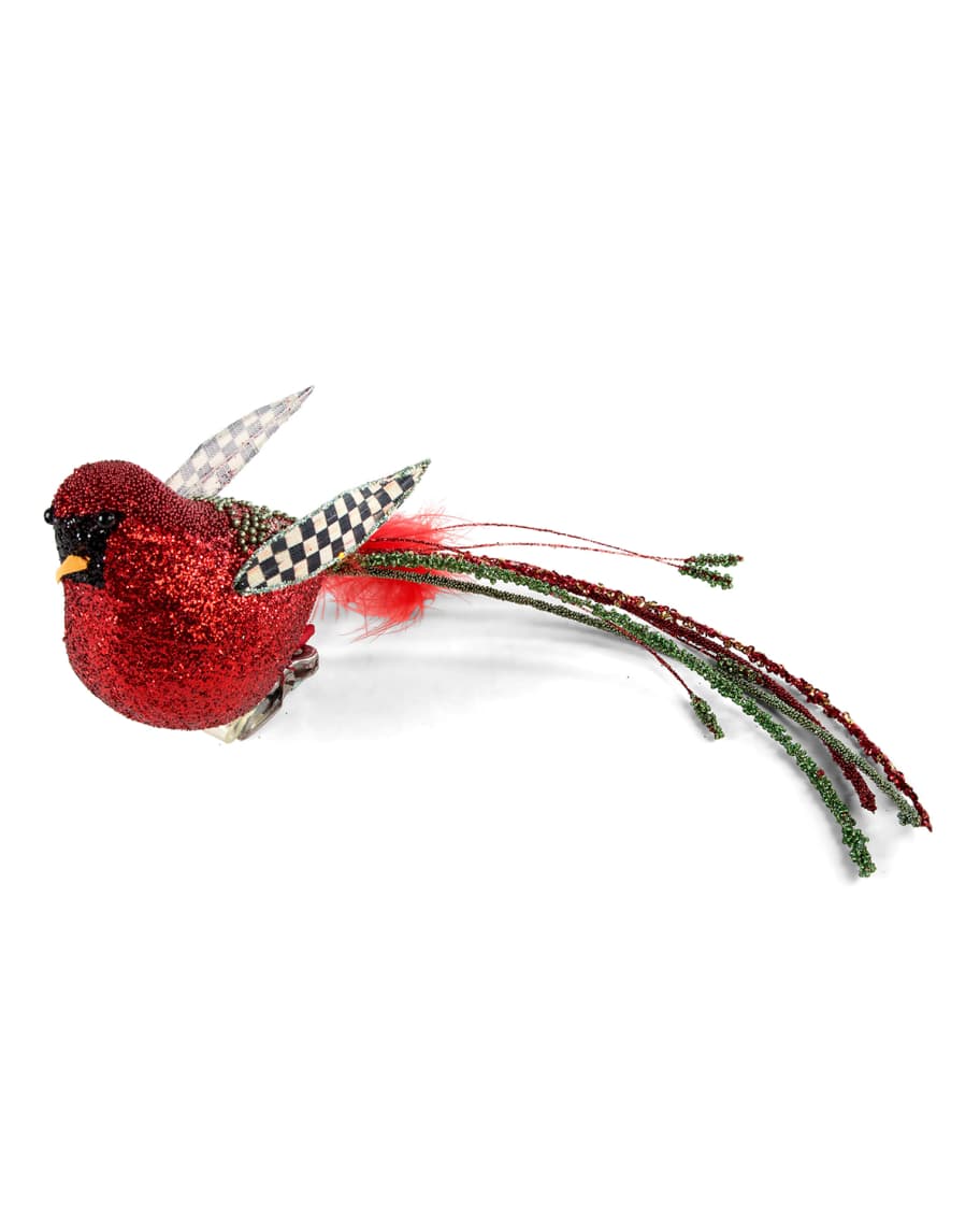 MacKenzie-Childs Beaded Cardinal Clip | Neiman Marcus