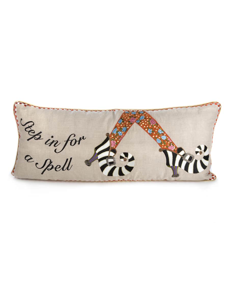 MacKenzie-Childs Step In For A Spell Pillow | Neiman Marcus