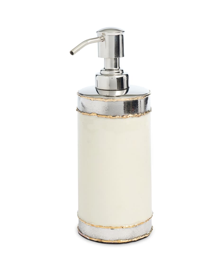 Julia Knight Cascade 7.5" Soap/Lotion Dispenser | Neiman Marcus