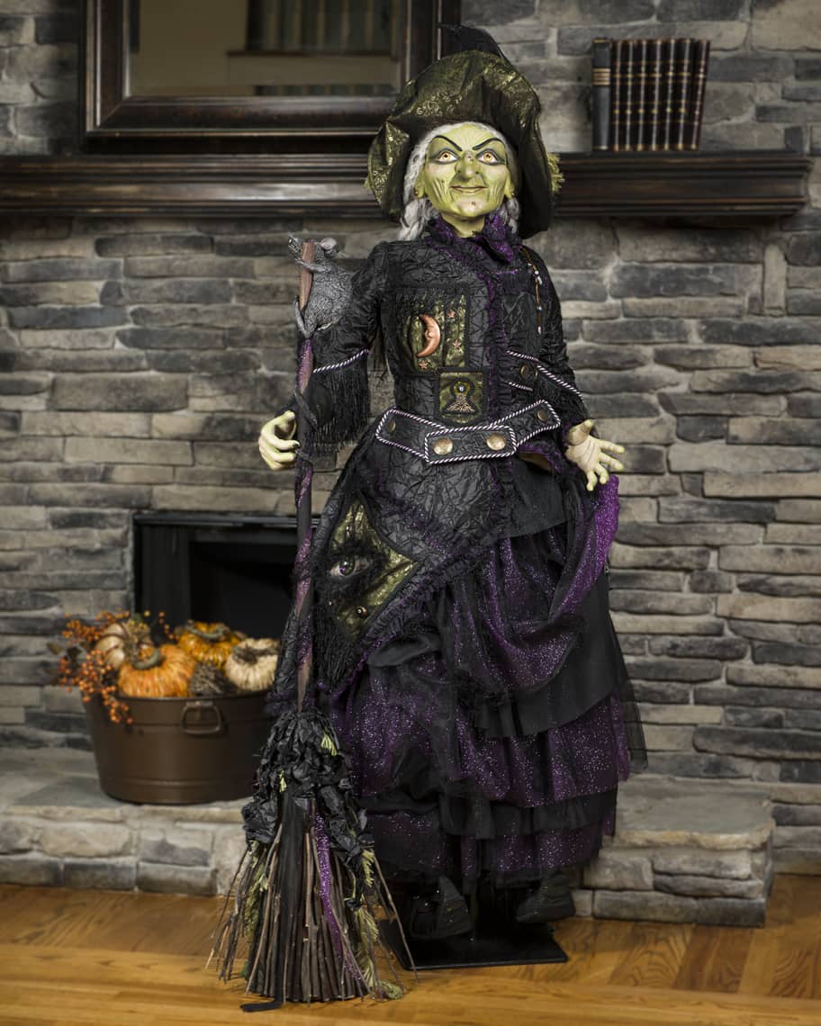 Katherine's Collection Brunhilda Standing Witch, 60" | Neiman Marcus