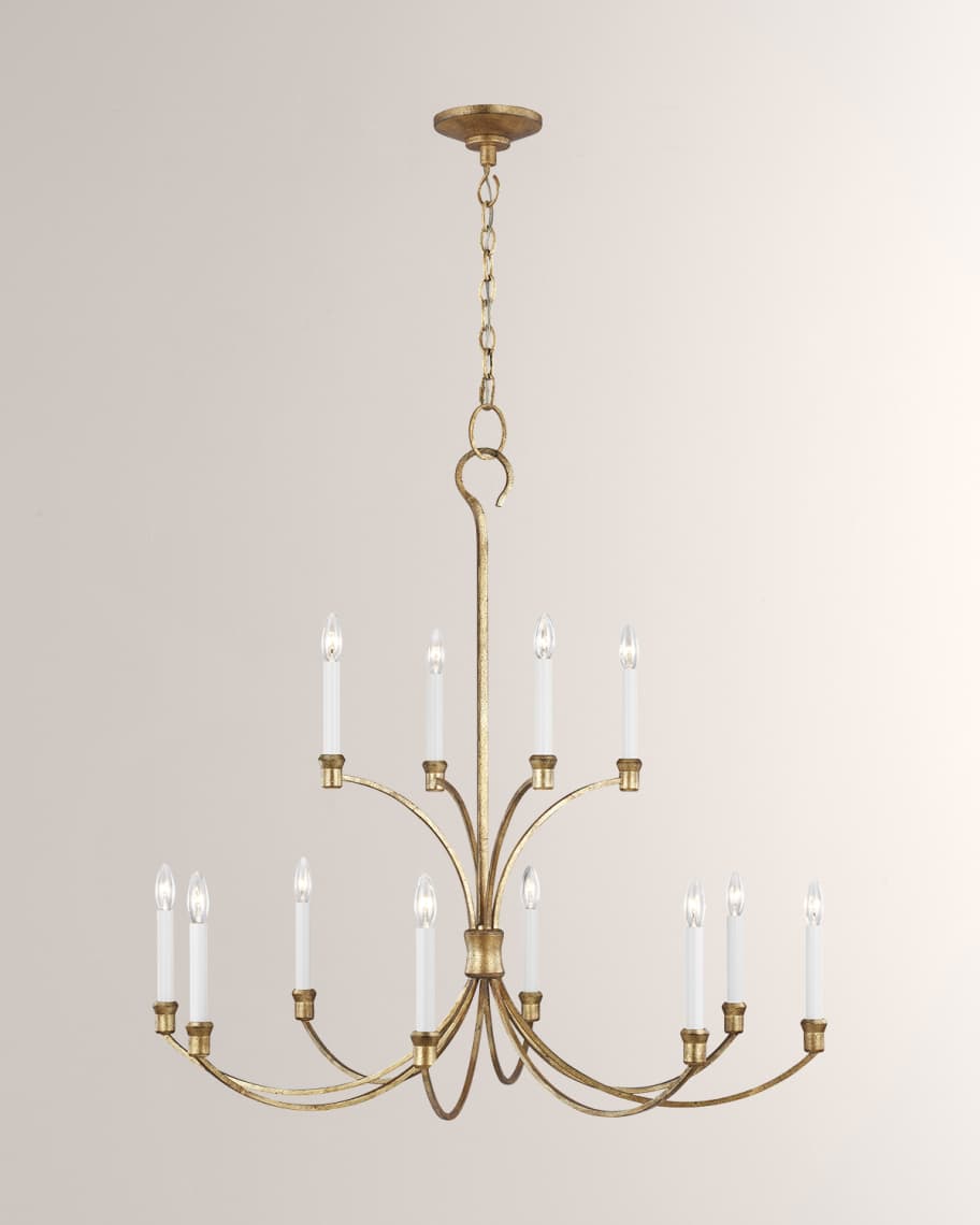 Visual Comfort Studio 12 - Light Chandelier Westerly By Chapman & Myers ...