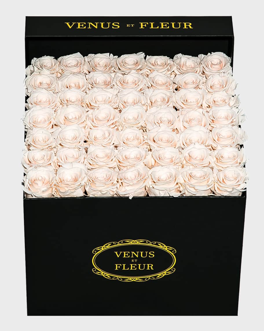 Venus ET Fleur Classic Large Square Rose Box | Neiman Marcus