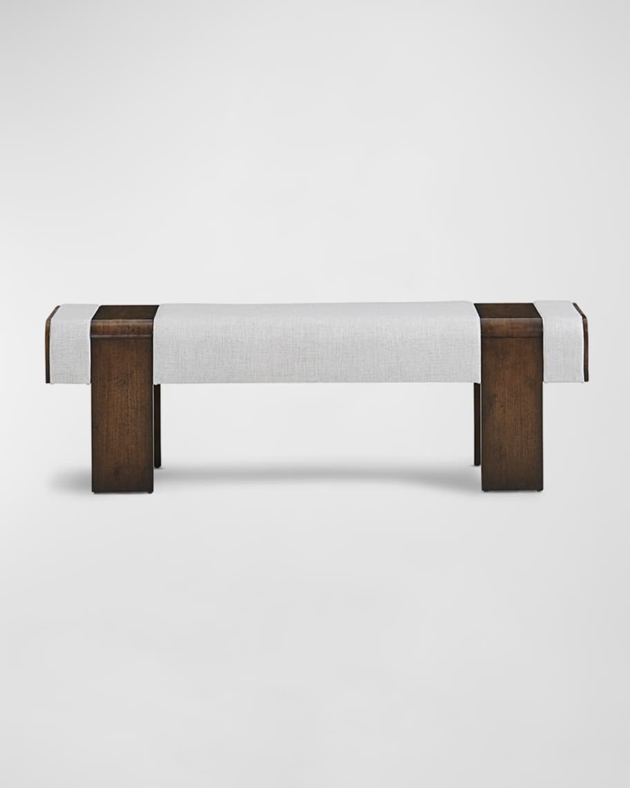 John-Richard Collection Kinda Bench, 60" | Neiman Marcus