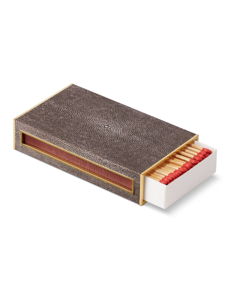 AERIN Shagreen Oversized Matchbox | Neiman Marcus