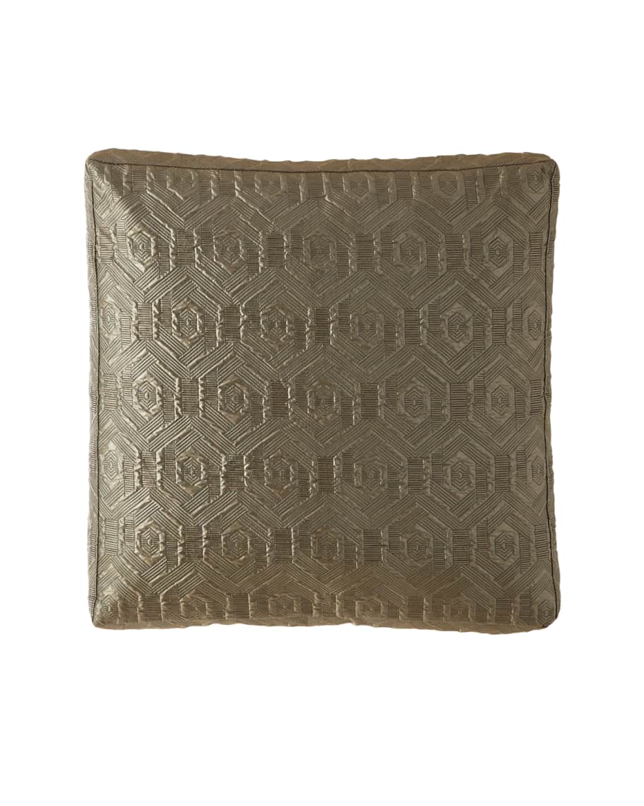 Dian Austin Couture Home Metallic Boxed European Sham | Neiman Marcus