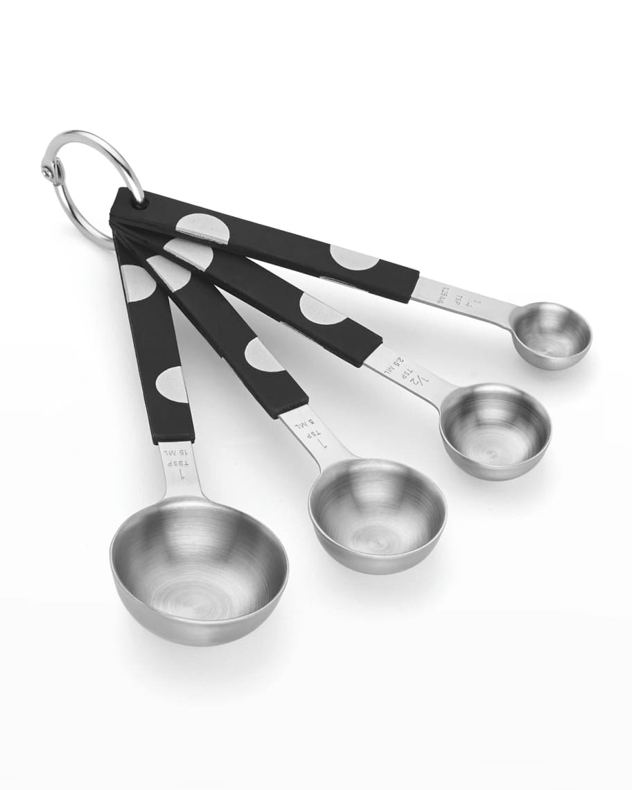 kate spade new york all in good taste deco dot metal measuring spoon ...