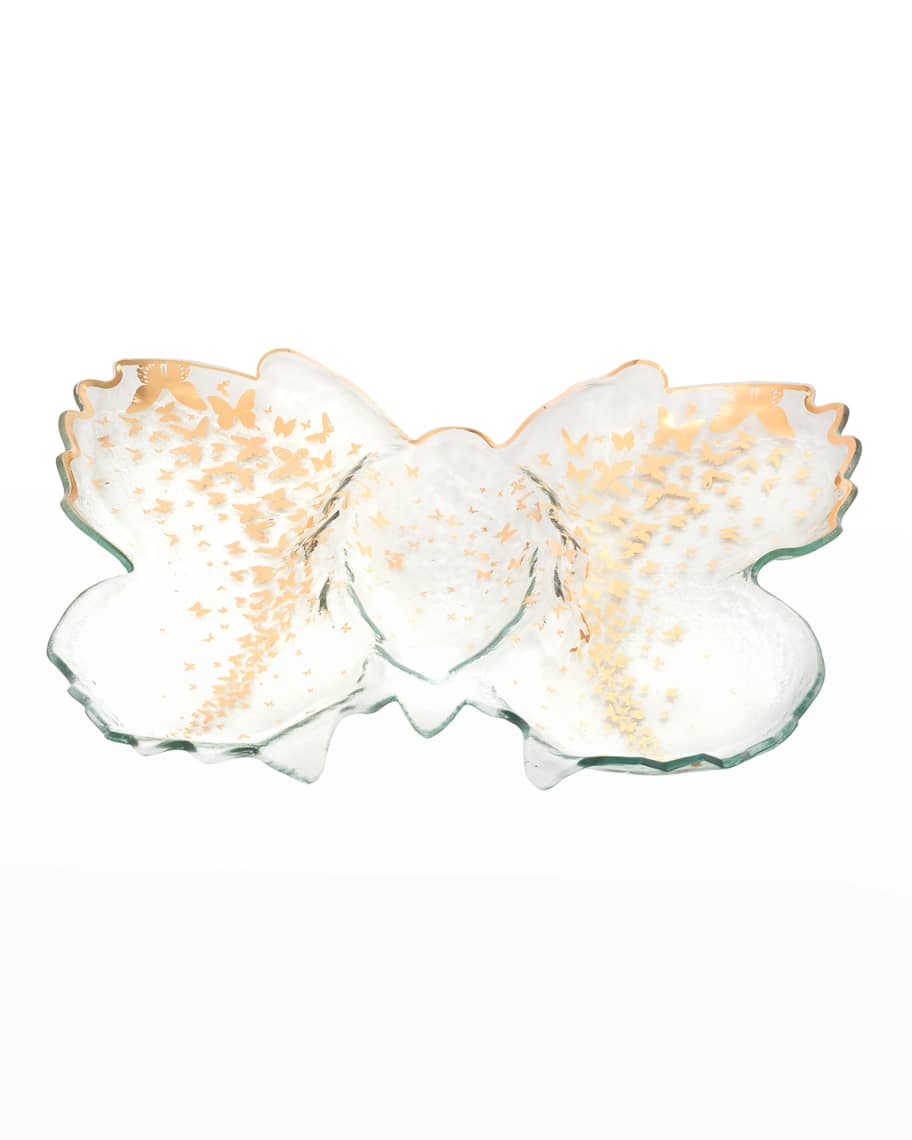 Annieglass Butterfly Chip & Dip Server | Neiman Marcus