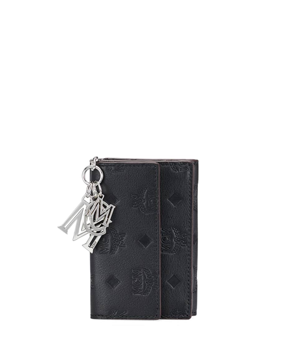MCM Klara Monogrammed Leather Wallet | Neiman Marcus