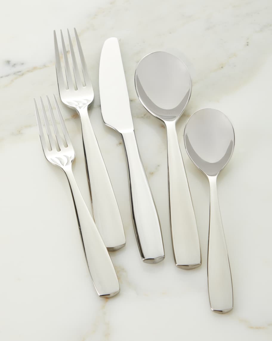 Nambe Fjord 5-Piece Flatware Set | Neiman Marcus