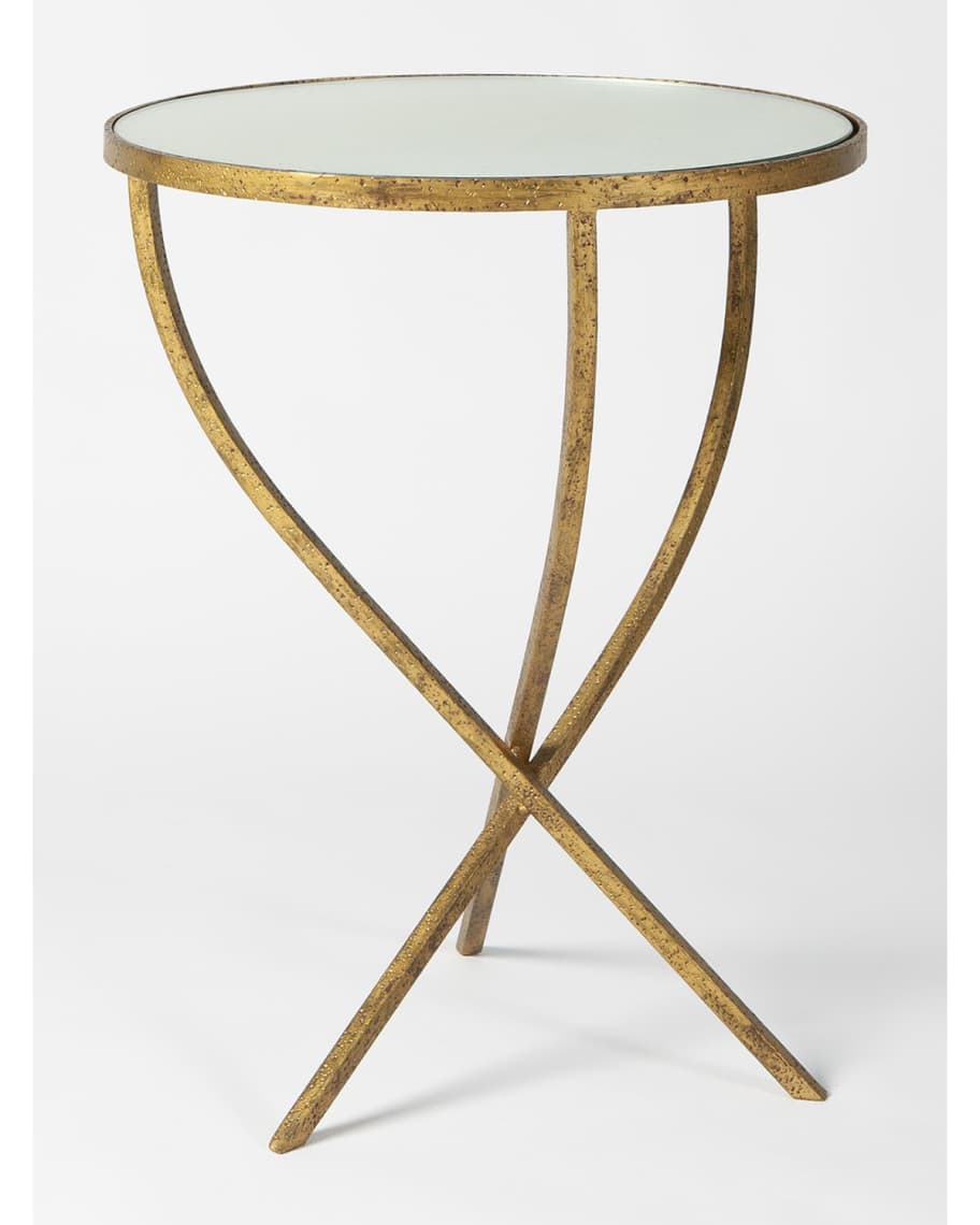 William D. Scott for Global Views Hammered Tripod Large Table | Neiman ...