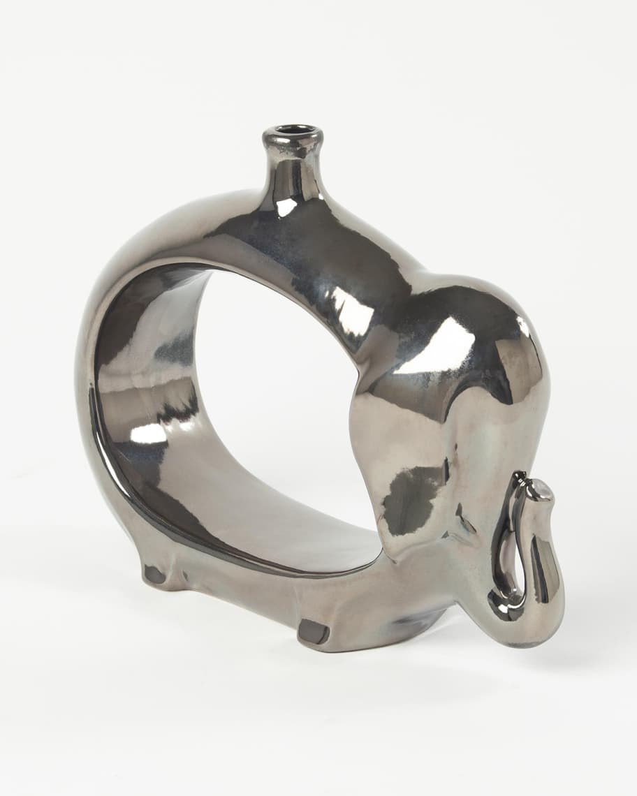 William D Scott for Global Views Elephant Vase | Neiman Marcus