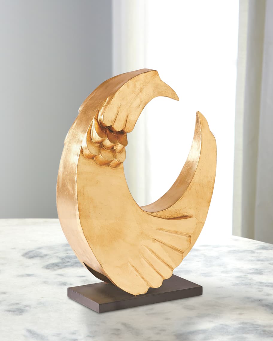William D Scott for Global Views Rooster Sculpture | Neiman Marcus