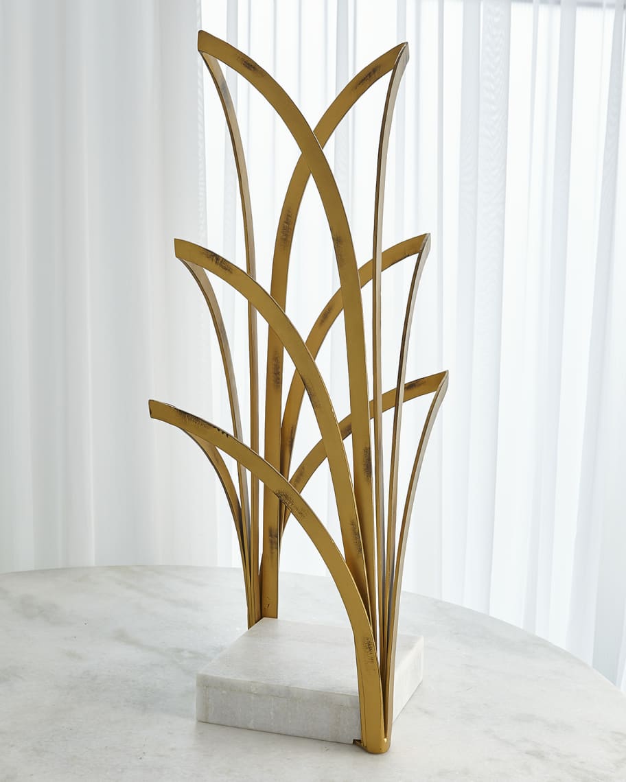 William D Scott for Global Views Gold Arches Sculpture | Neiman Marcus