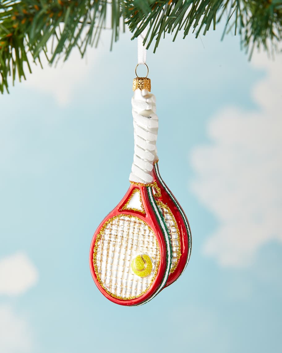 Exclusive Tennis Racket Christmas Ornament | Neiman Marcus