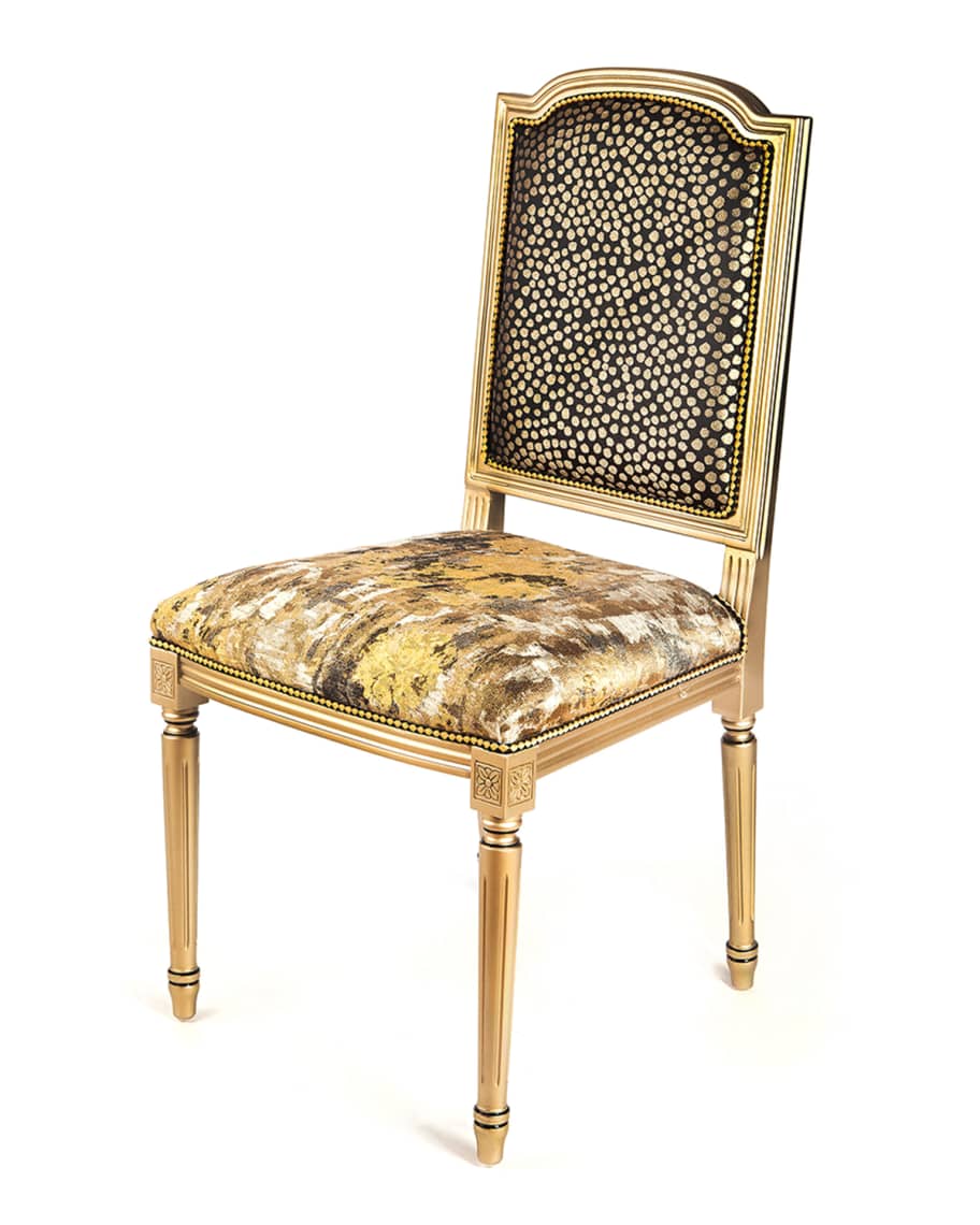 MacKenzie-Childs Golden Hour Side Chair | Neiman Marcus