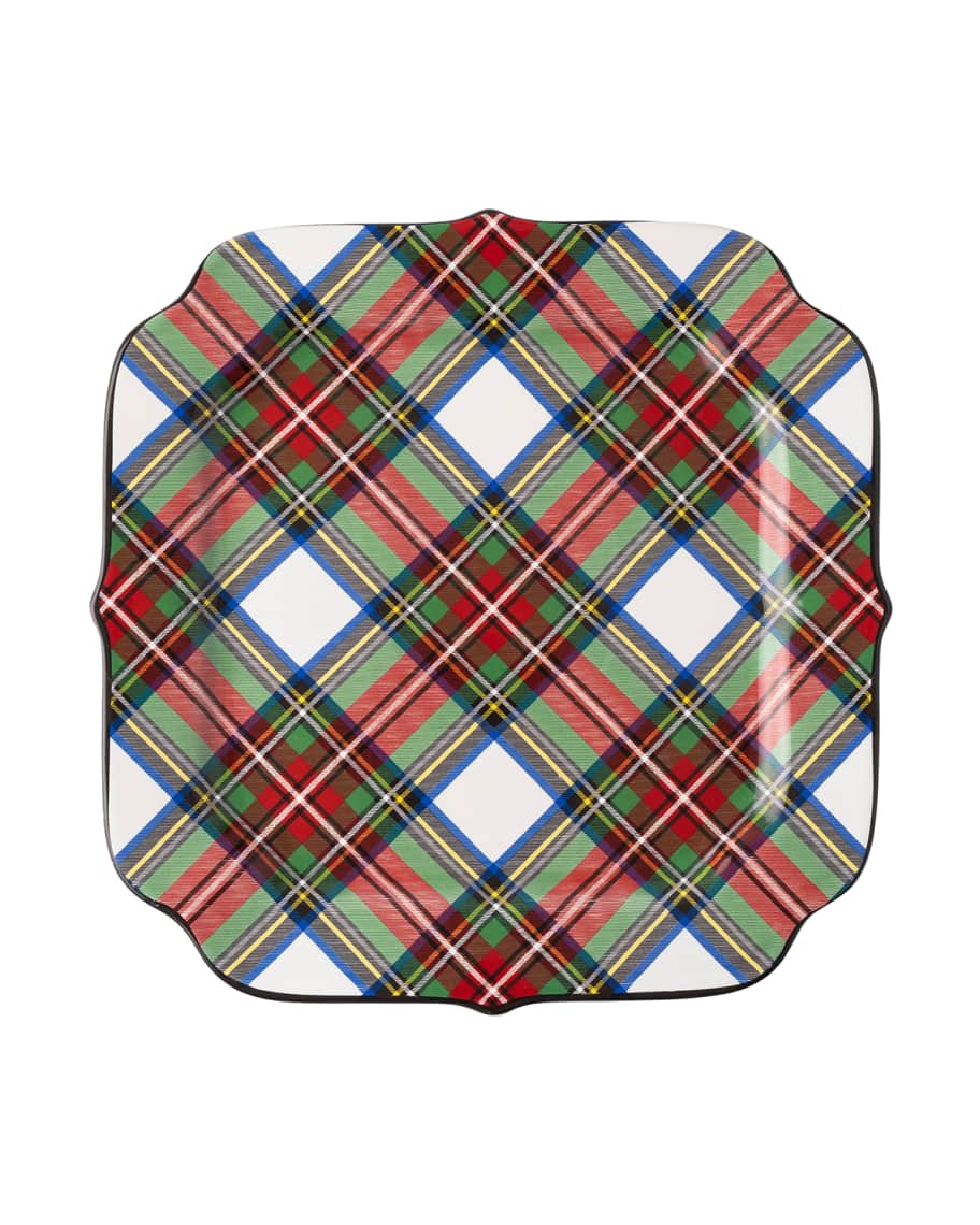 Juliska Stewart Tartan Cookie Tray | Neiman Marcus