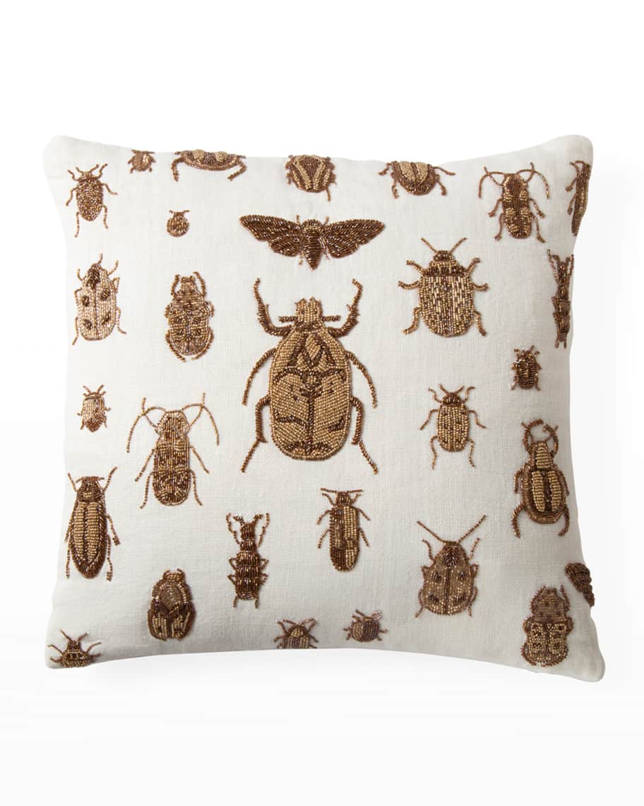 Jonathan Adler Specimen Beaded Pillow | Neiman Marcus