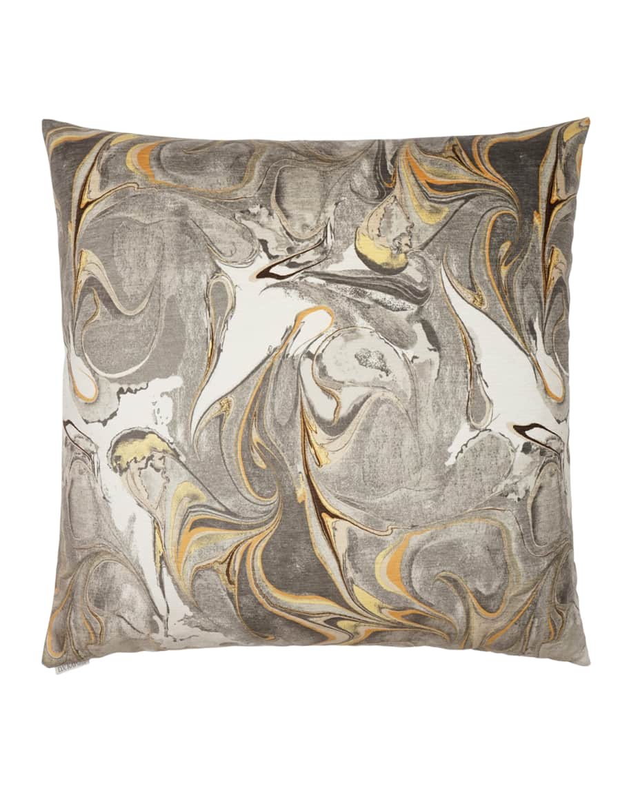 D.V. KAP Home Juno Greystone Pillow, 24"Sq. | Neiman Marcus