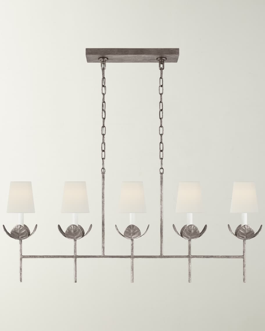 Visual Comfort Signature Illana Large Linear Chandelier By Julie Neill ...