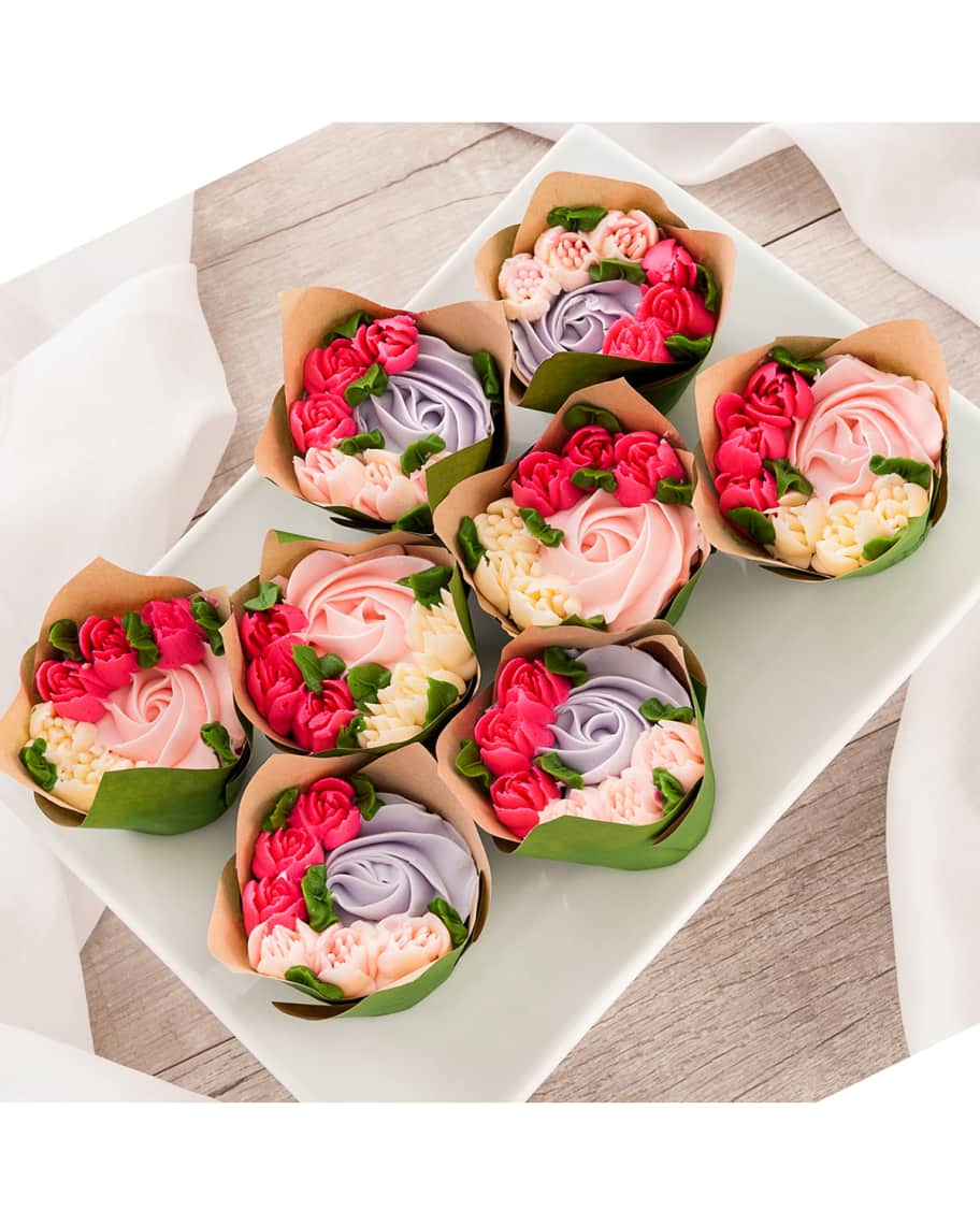 We Take The Cake Spring Bouquet Mini Cakes, 8 Count | Neiman Marcus