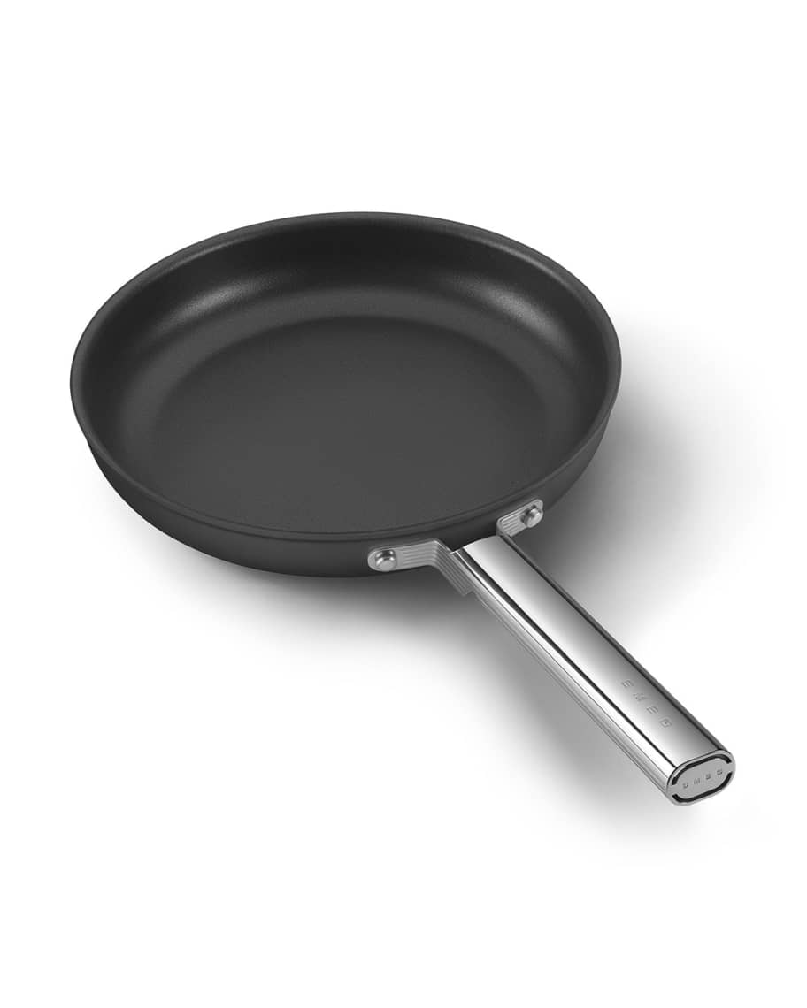 Smeg 11" Nonstick Frying Pan, Black | Neiman Marcus
