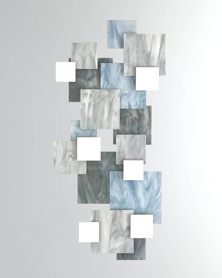 Karo Studios Glacial Vertical Glass Wall Sculpture | Neiman Marcus