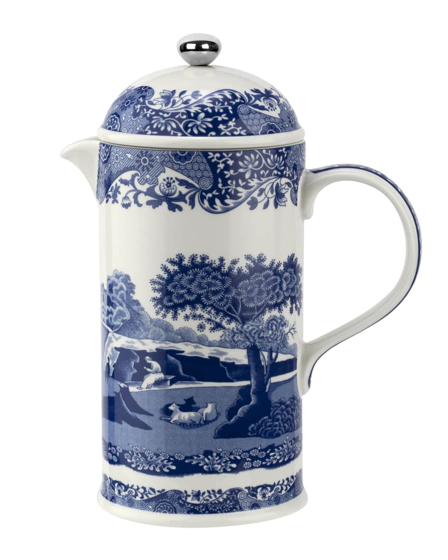 Spode Blue Italian Cafetiere (French Press) | Neiman Marcus