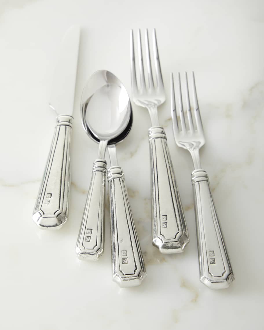 Neiman Marcus Pewter 5-Piece Dynasty Cutlery Set | Neiman Marcus