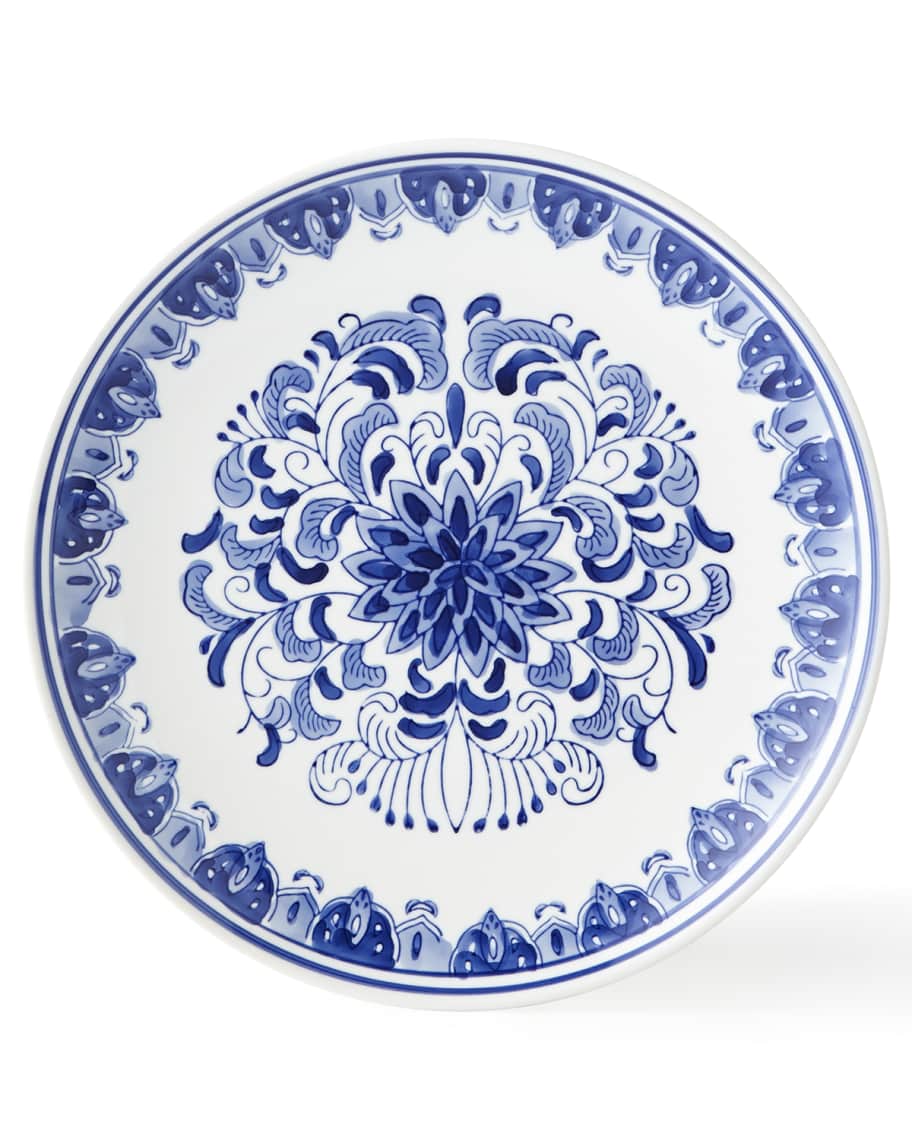Neiman Marcus Set of 12 Assorted Blue & White Dinner Plates | Neiman Marcus