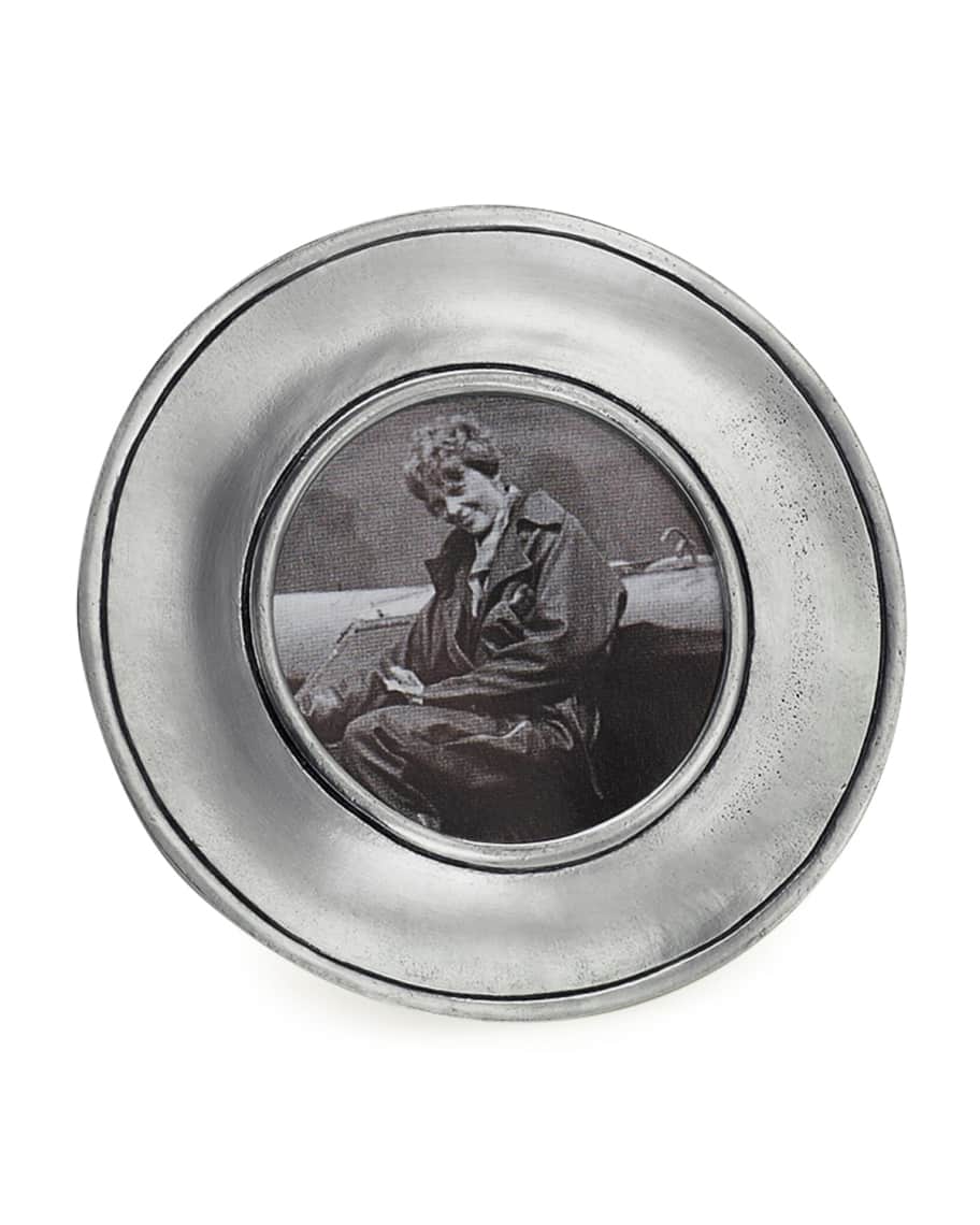 Match Lombardia Small Round Picture Frame | Neiman Marcus