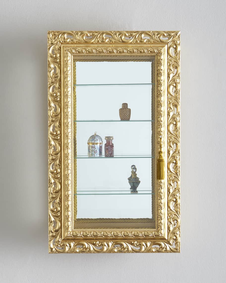 Four-Shelf Wall Vitrine | Neiman Marcus