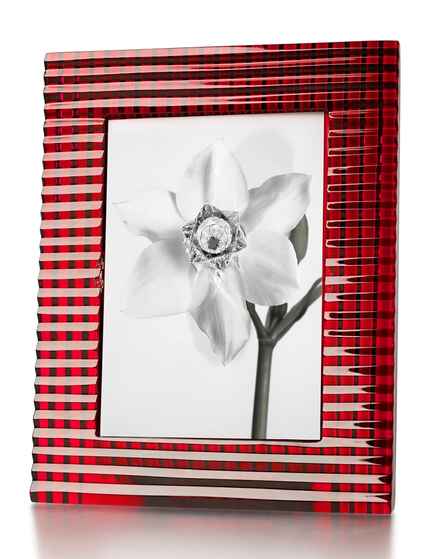 Baccarat Red Eye Picture Frame | Neiman Marcus