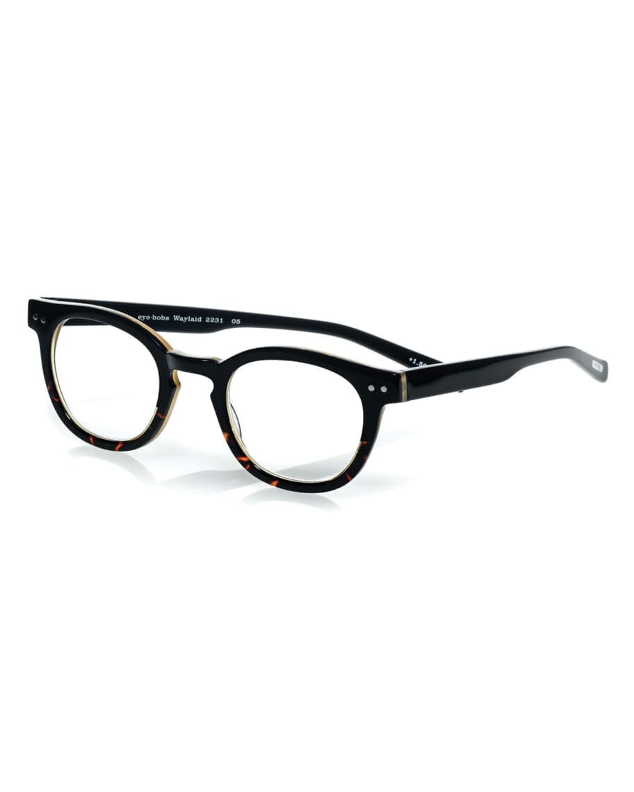 Eyebobs Waylaid Square Readers, Tortoise/Black | Neiman Marcus
